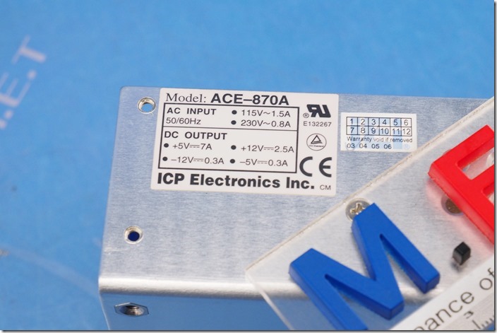 [BOARD] ICP POWER SUPPLY ACE-870A ACE870A / ㈜엠이티 1초견적 | 산업용 전자장비 판매 ...