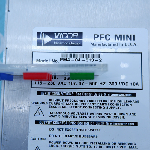 [POWER SUPPLY] VICOR PFC MINI POWER PM4-04-513-2 PM4045132 /엠이티 1초견적 ...