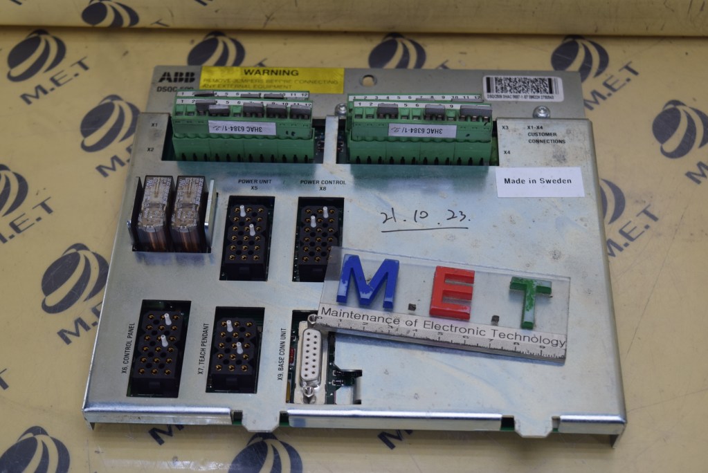 [BOARD] ABB DSQC 509 /구매 수리 단종품지원 / (주)엠이티 /에이비비 보드 | 산업용 전자장비 판매 / 수리 ...