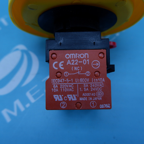 [ETC]OMRON A22-01(2EA) EMERGENCY STOP BUTTON A2201(2EA) EMERGENCY STOP ...