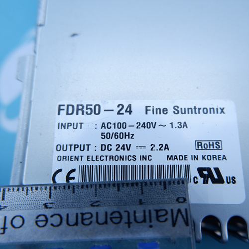 [POWER SUPPLY] FINE SUNTRONIC SWITCHING POWER SUPPLY FDR50-24 FDR5024 ...