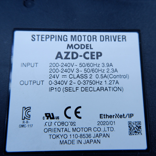 [SERVO DRIVE]ORIENTAL MOTOR STEPPING MOTOR DRIVER AZD-CEP AZDCEP /엠이티 1 ...