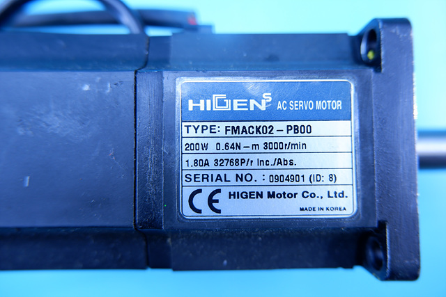 [SERVO MOTOR]HIGEN MOTOR AC SERVO MOTOR FMACK02-PB00 FMACK02PB00 | 산업용 ...